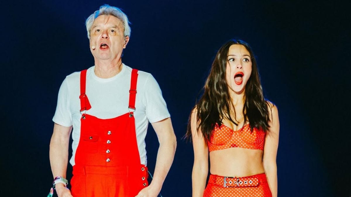 David Byrne of Talking Heads makes a guest appearance at Olivia Rodrigo ...